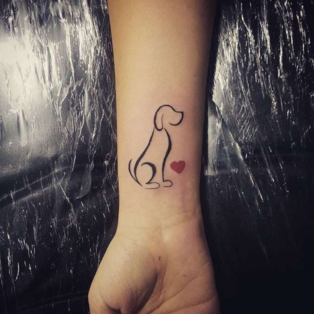 20+ ideas de tatuajes de perros para chicas