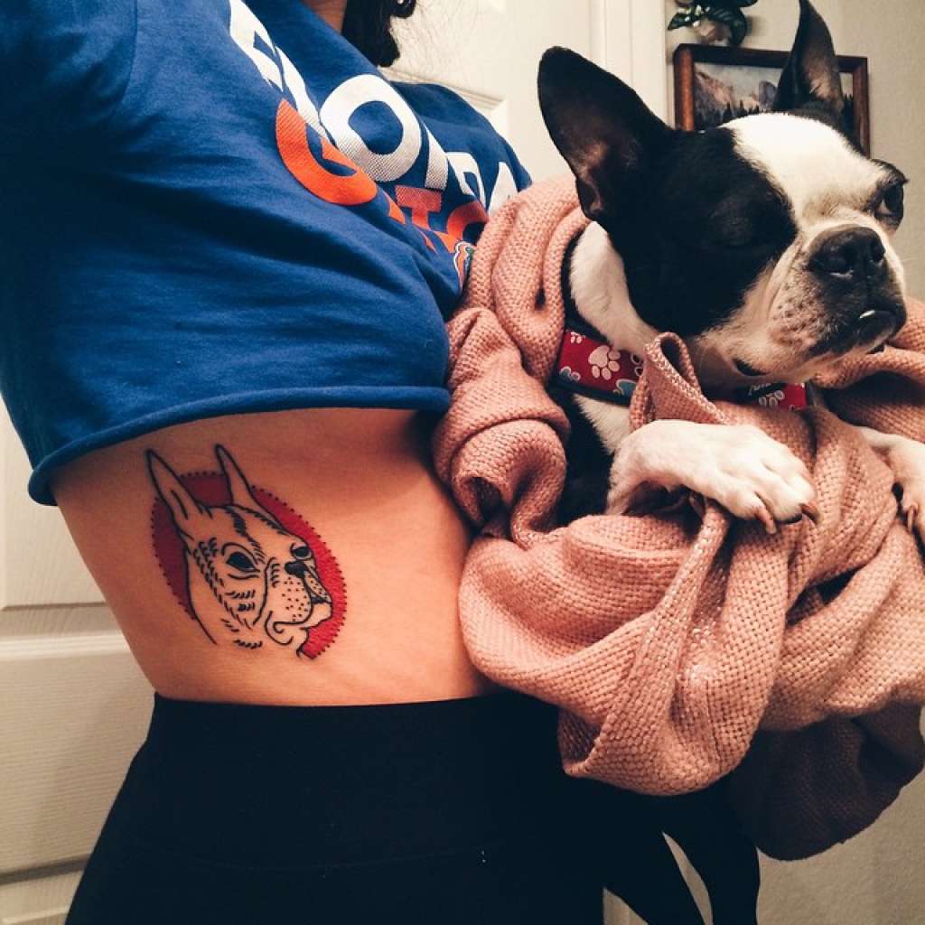 20+ ideas de tatuajes de perros para chicas