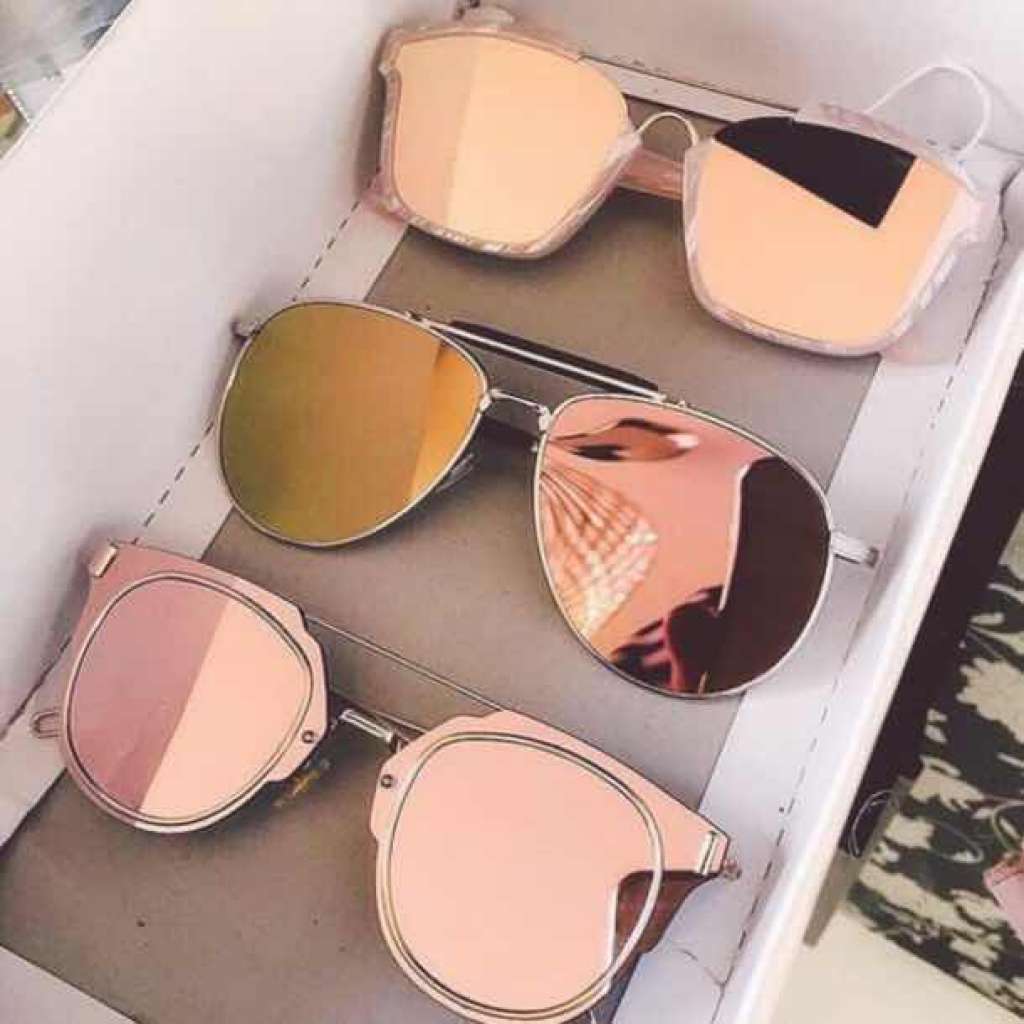 20 Lentes de Espejo Rosa Super Chic