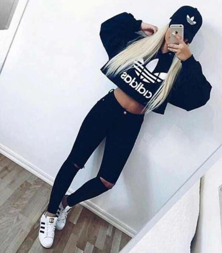 36 Outfits Con Ropa Adidas De Moda Que Te Encantarán