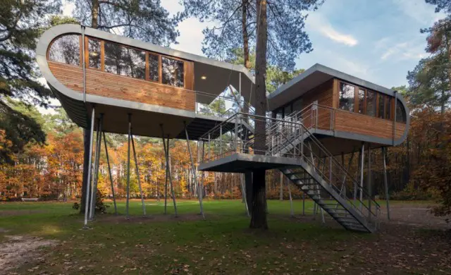 24 Magníficos Diseños de Casas de Árbol Modernas 24 Magníficos Diseños de Casas de Árbol Modernas