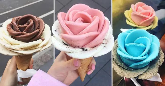 Helados de Flores: Demasiado bonitos para Comer!