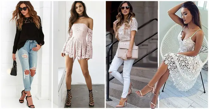 Outfits con Encaje • 30 Ideas para un look con estilo