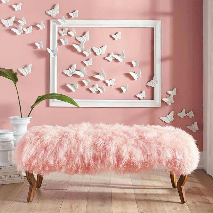 27 Encantadoras Ideas de Salas Decoradas en Color Rosa