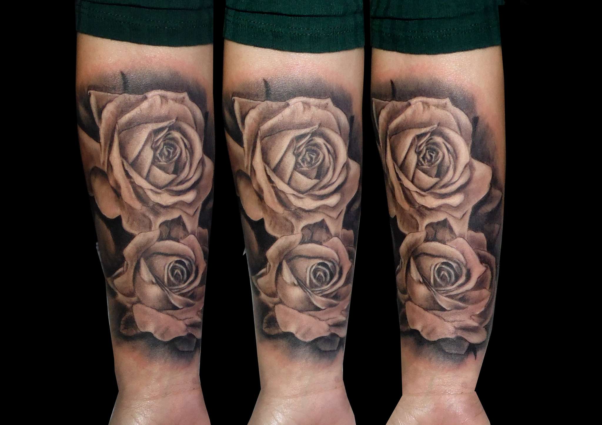 Tatuajes de Rosas en el Brazo para Hombres 【INSPÍRATE】