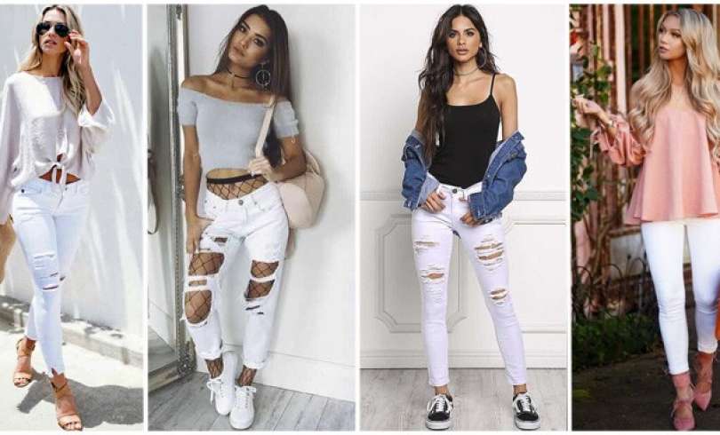25+ Ideas Fascinantes de Outfits con Pantalón Blanco